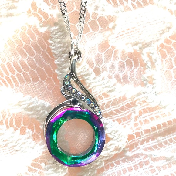 Designer | Jewelry | Nirvana Swarovski Crystal Phoenix Necklace | Poshmark